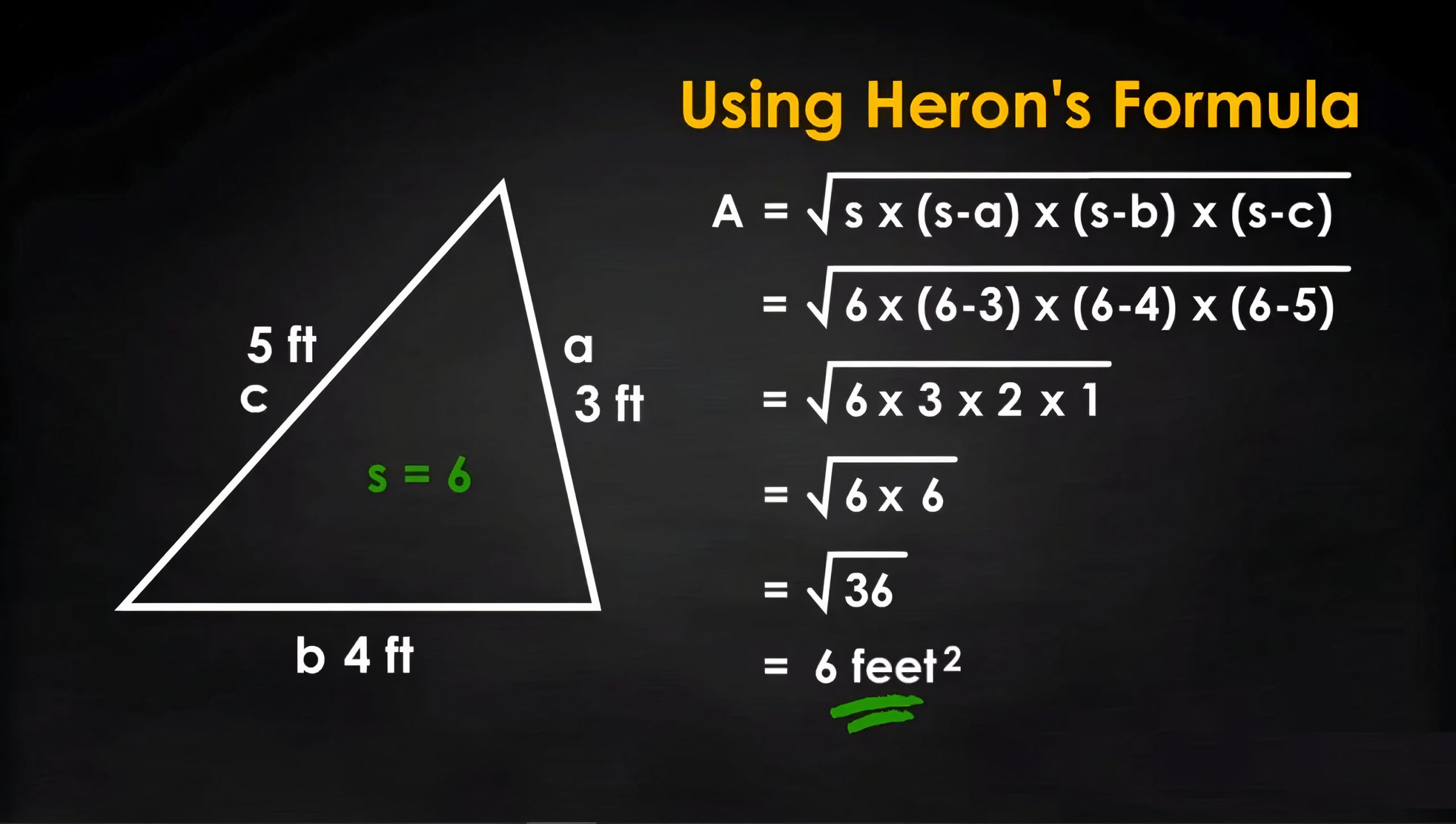 Heron's Formula | Novo Learner