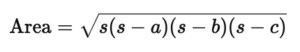 Heron's Formula | Novo Learner