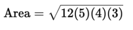Heron's Formula | Novo Learner